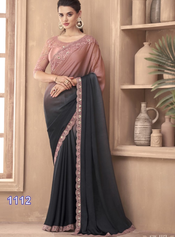 Latest Milano Silk Casual Wear Saree | Latest Kurti Designs